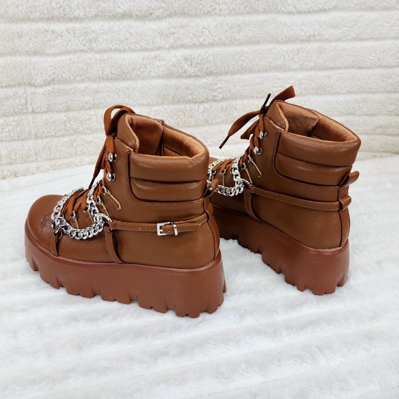 Cape Robbin | Shoes | 2 Inch Platform Emo Boots By Cape Robbin Brown ...